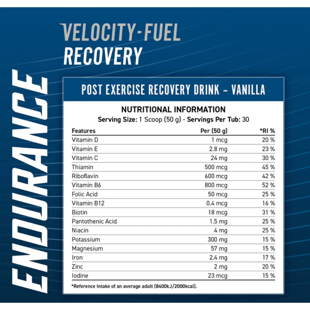 Applied Nutrition Endurance Post Exercise Recovery Drink 1 5kg Past BB Applied Nutrition Endurance Post Exercise Recovery Drink 1 5kg Past BB
