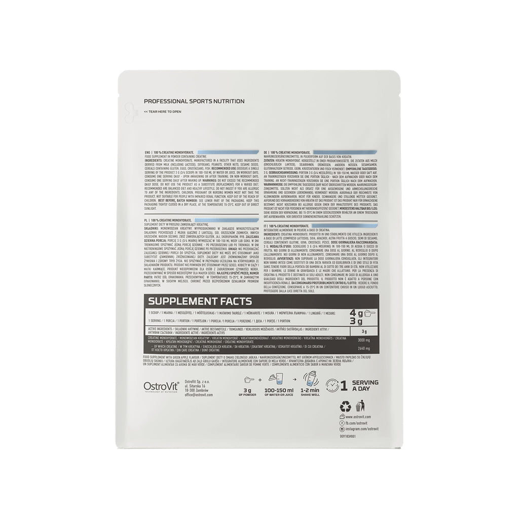 OstroVit Creatine Monohydrate 500g | Protein Superstore