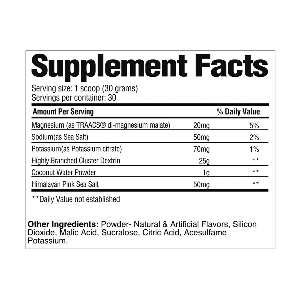 RAW Nutrition Intra Workout - Unflavoured 873g | Protein Superstore