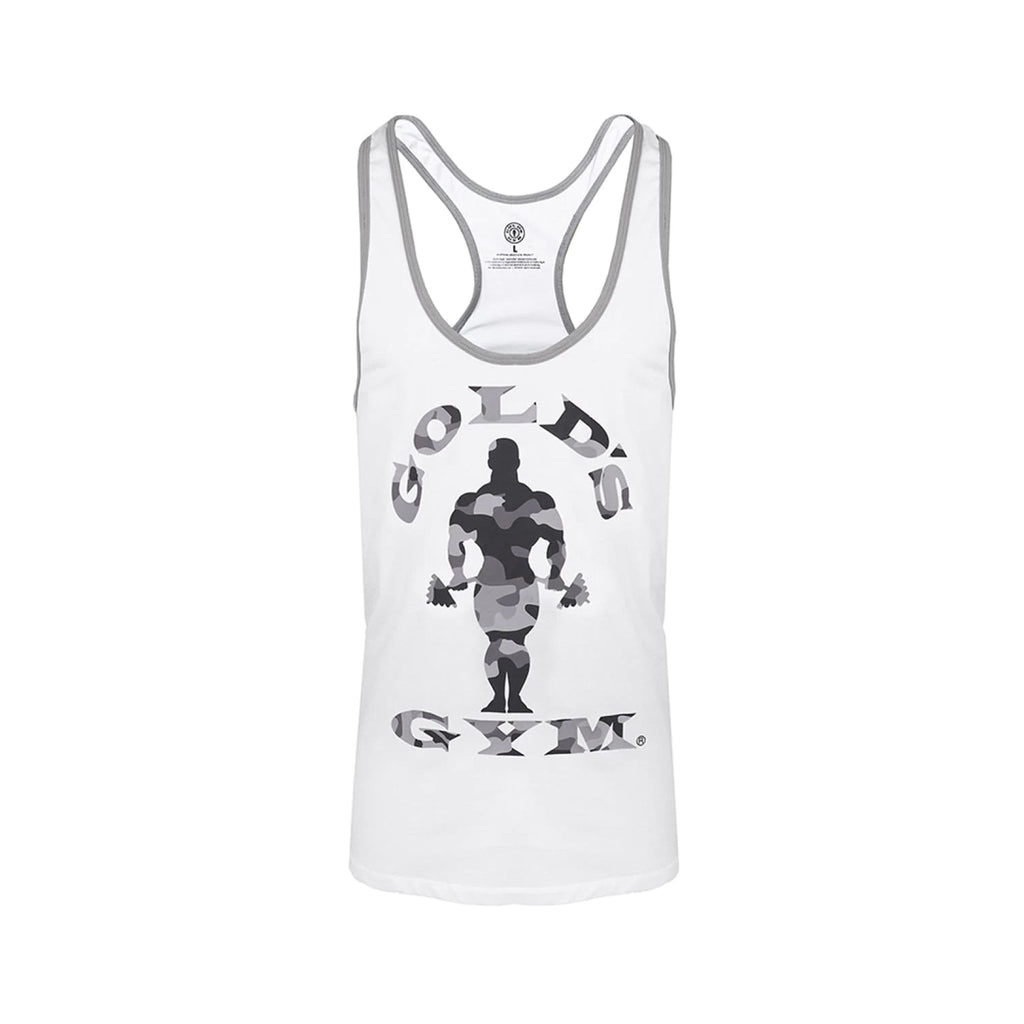 Gold's Gym Camo Joe Stringer Vest - Protein Superstore | Protein Superstore